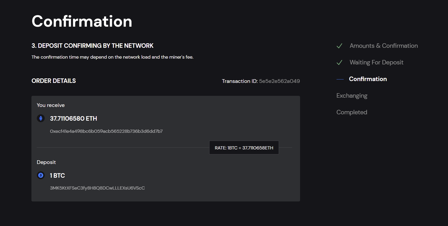 How to exchange BTC to ETH with Godex.io - Godex Crypto Blog